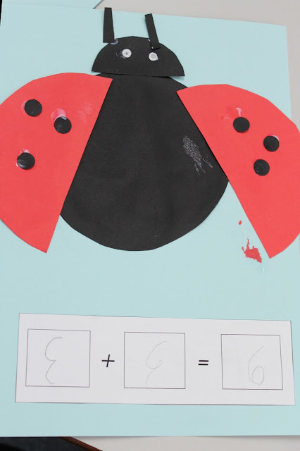 Addition Ladybugs Craftivity - Little Lifelong Learners