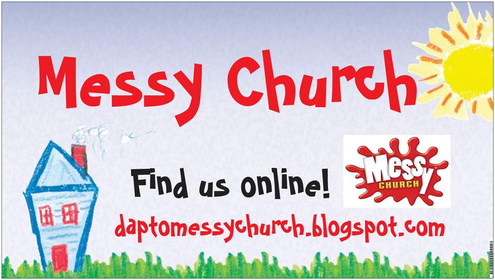 Messy Church @ Dapto Uniting: Messy Church banners have arrived!