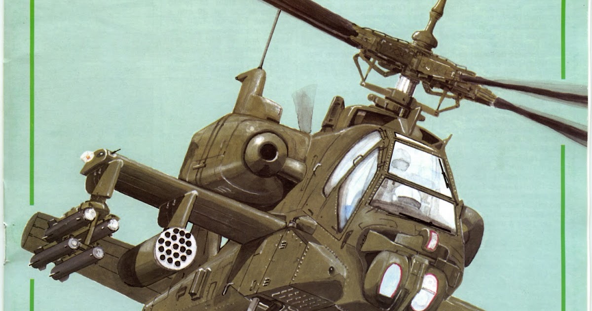 Paper Model Kapal Perang: BOEING AH 64 APACHE