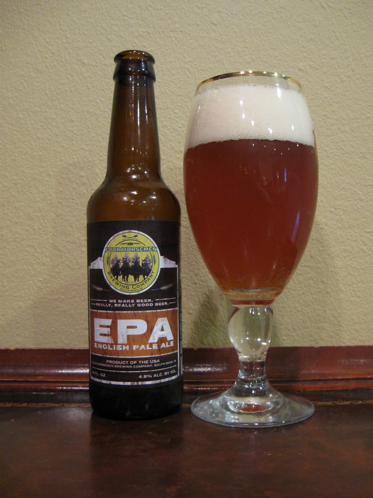 Doing Beer Justice: Four Horsemen Brewing Company EPA