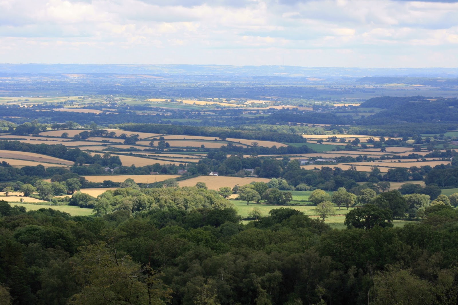 Views from Somerset: Staple Hill, the highest point on the Blackdown ...