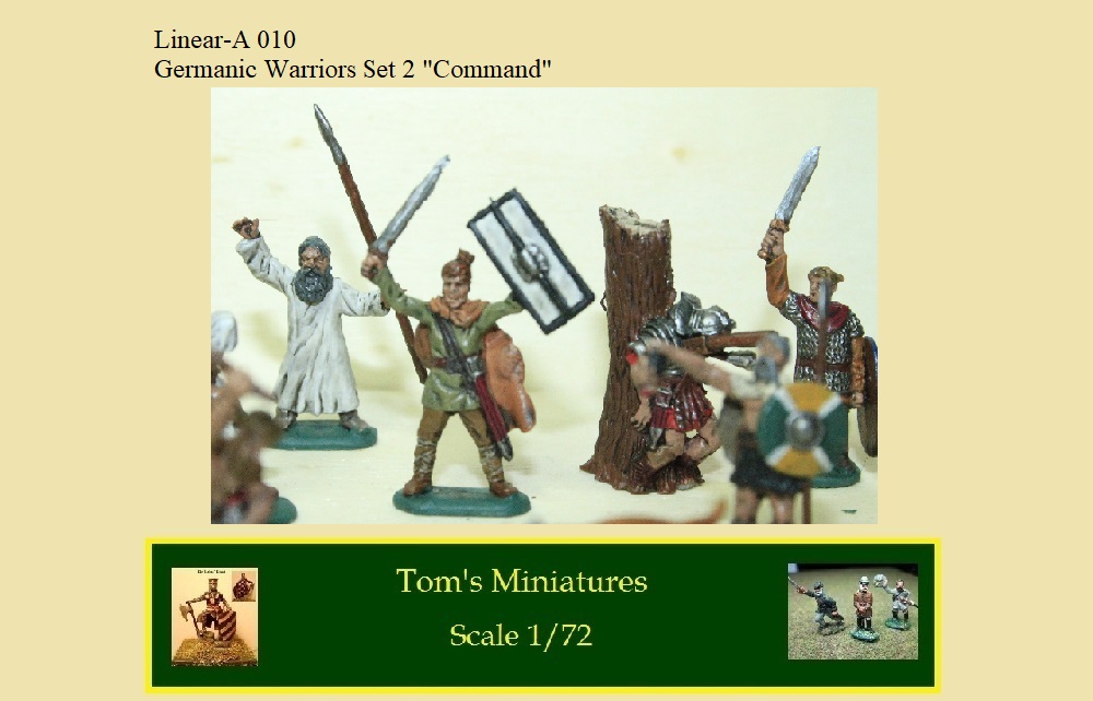 Tom's Miniatures in 1/72: Linear-A #010 Germanic Warriors Set 2 ...