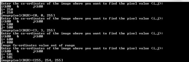 Opencv C Code Tutorial Accessing Pixel Value At A Locationxy