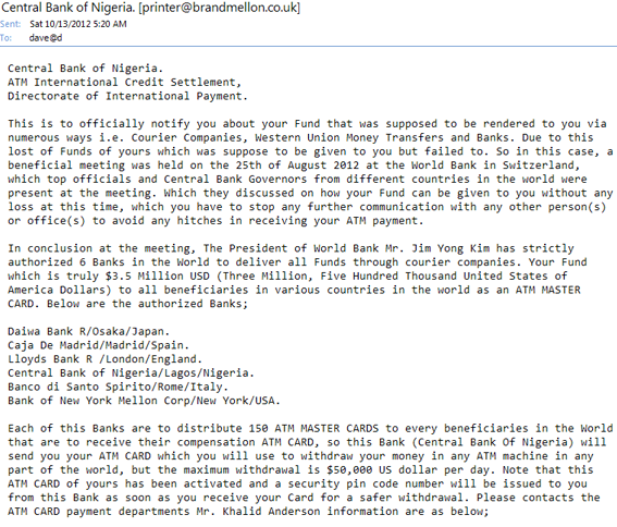 419 Nigerian Scams, Human Gullibility, and Fake News