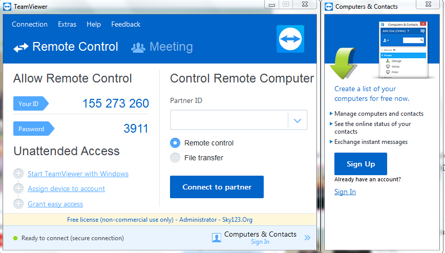 รีวิว TeamViewer