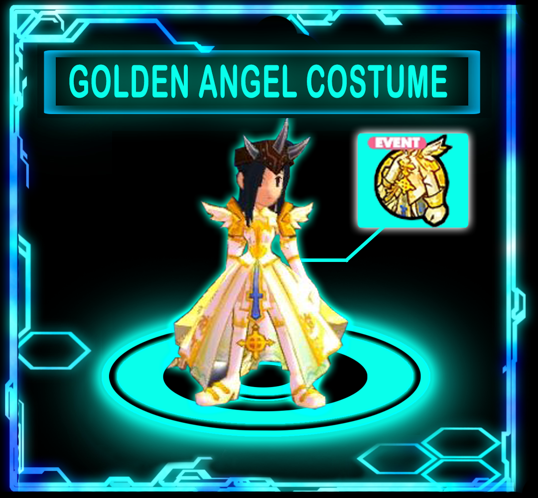 Lostsaga rare gear : Golden Angel Costume,Phoenix Circlet, Golden Angel ...