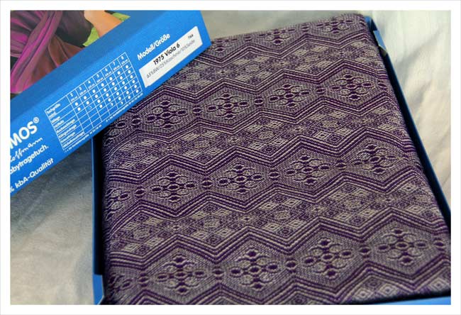 SlingoMama: Didymos 1975 Cashmere Viola Tussah unboxing