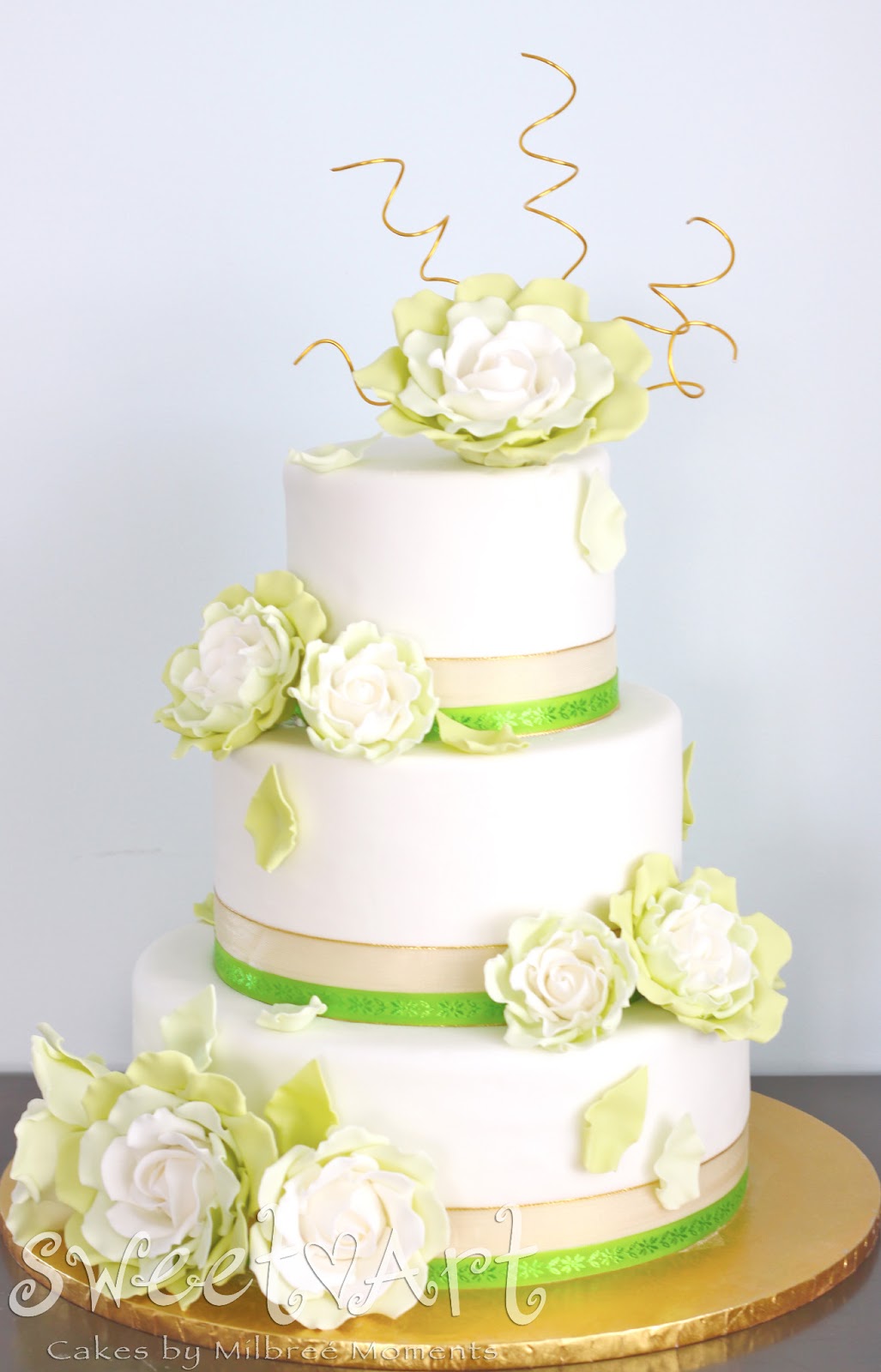Lime Green Wedding Cake