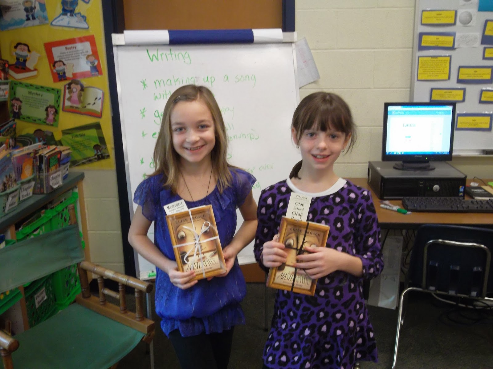 Ms. Lippincott's Fourth Grade Class: One School One Book Pictures!!!