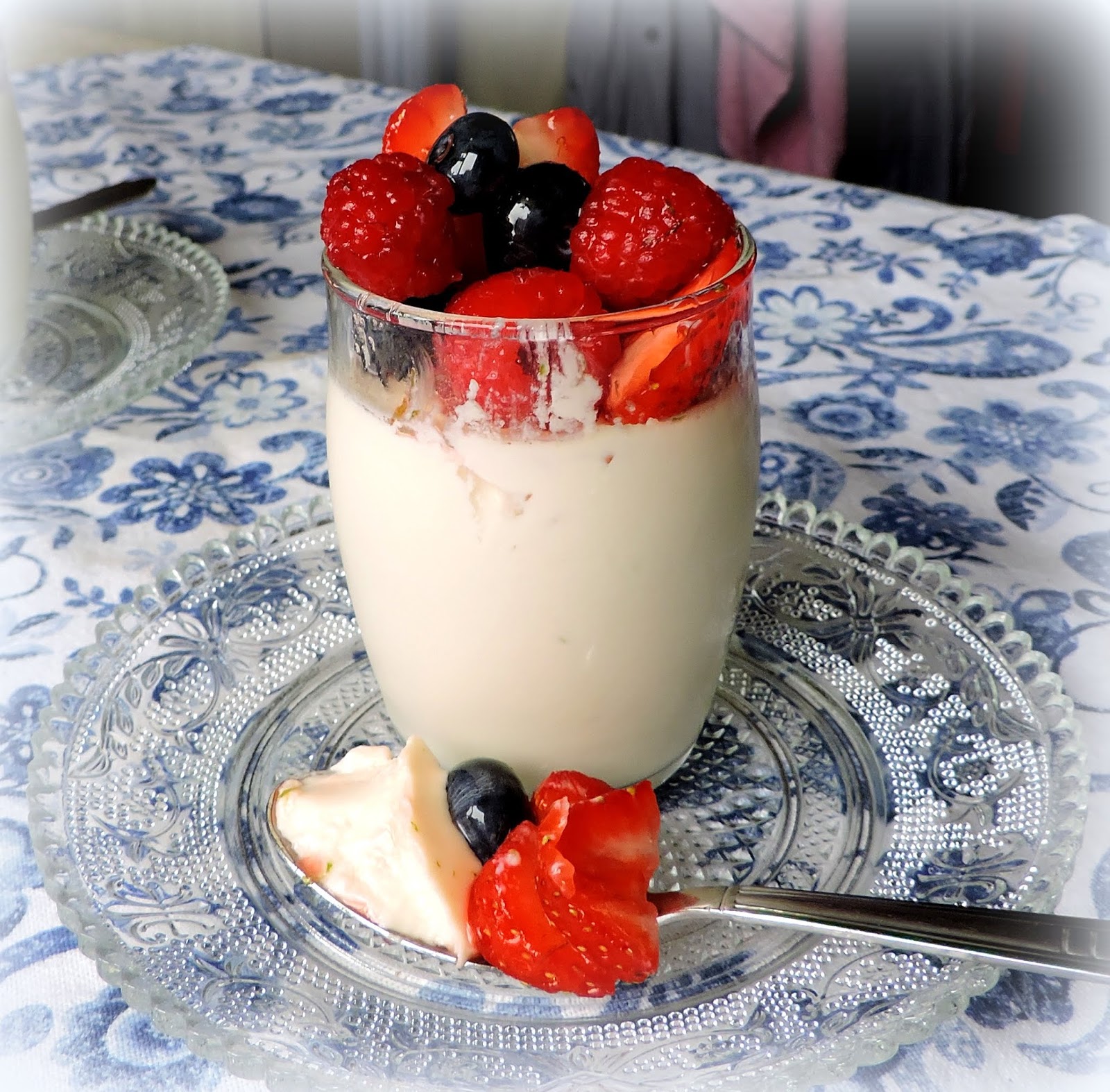 Simple Panna Cotta with Mixed Berries | The English Kitchen