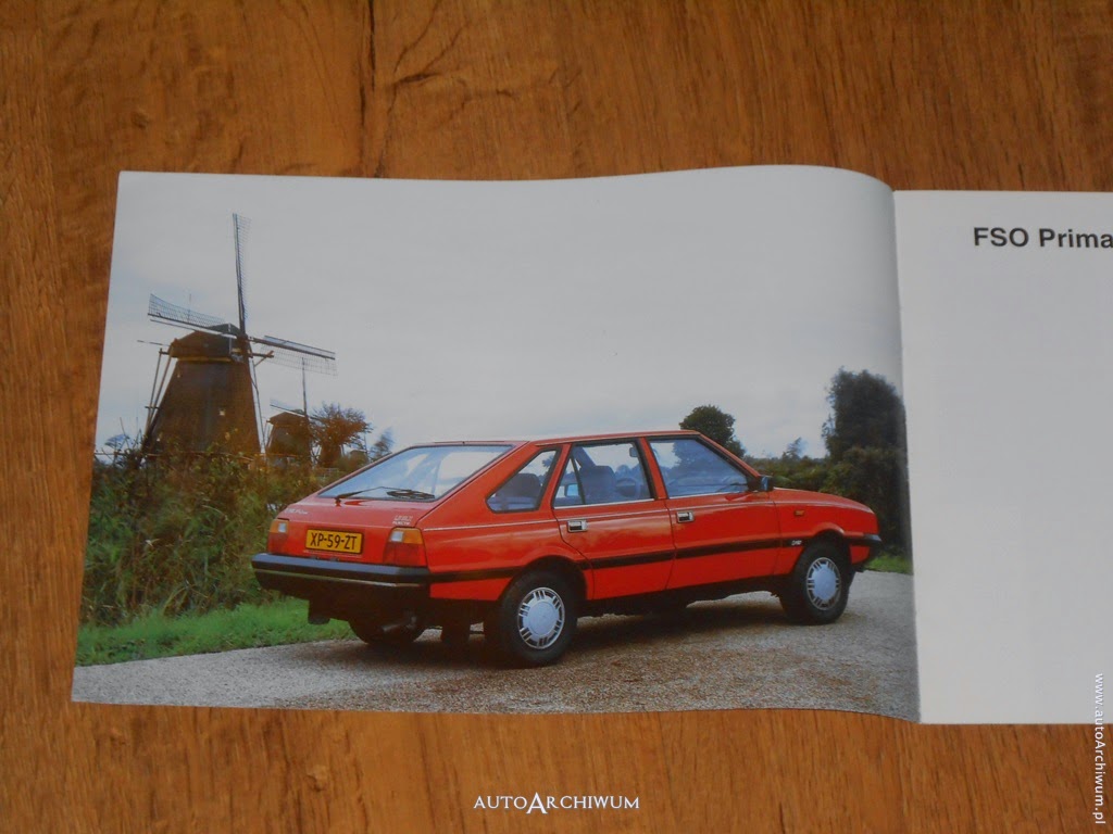 autoArchiwum | CZYTELNIA: FSO POLONEZ / PRIMA - PREZENTACJA PROSPEKTÓW ...