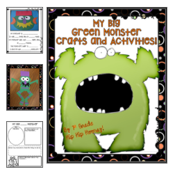 1st Grade Hip Hip Hooray!: Fun with Go Away Big Green Monster!