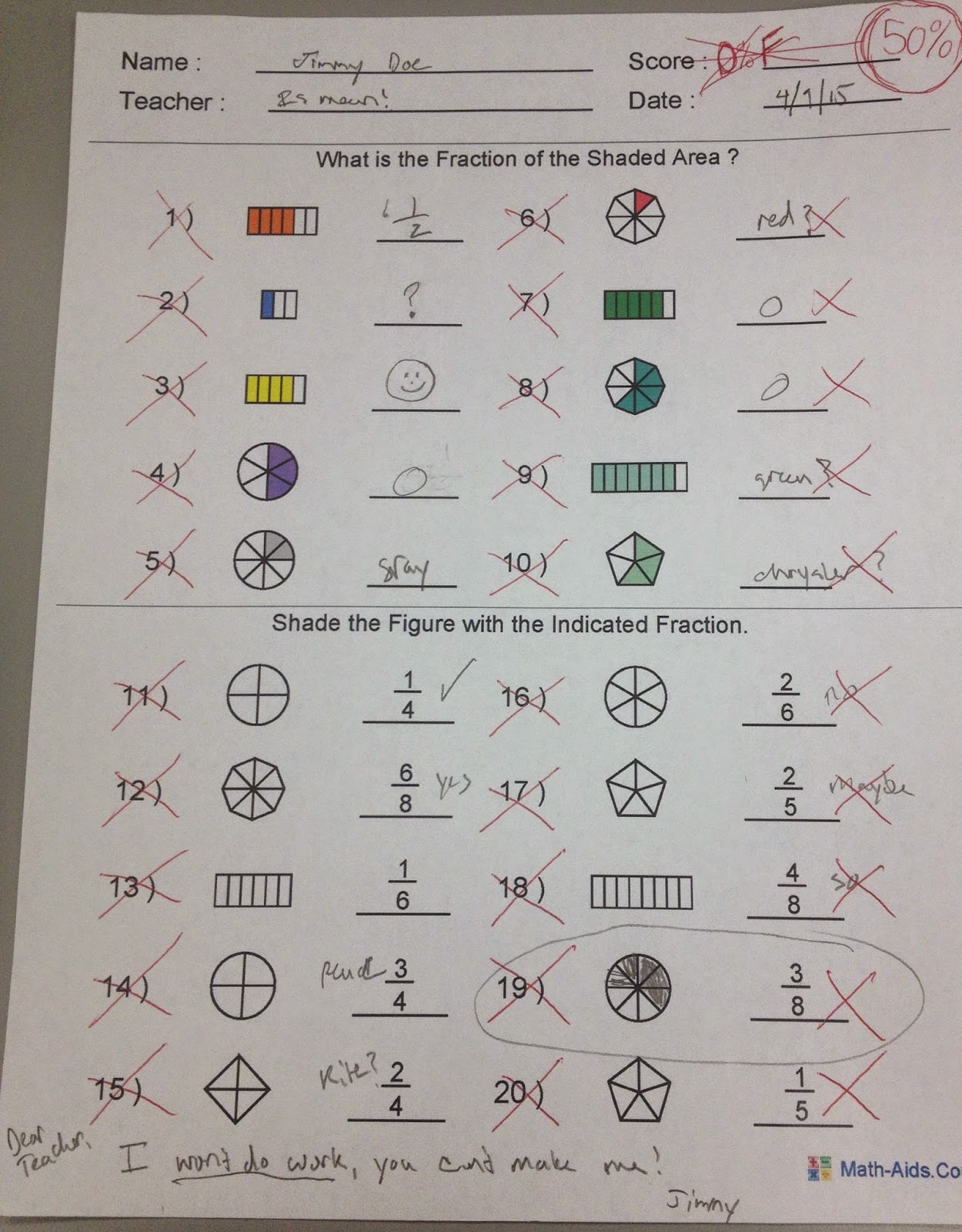 Jeff Bergosh Blog: No Zero Grading, Part II