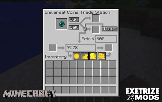 Minecraft - Universal Coins Mod - EXT Mods