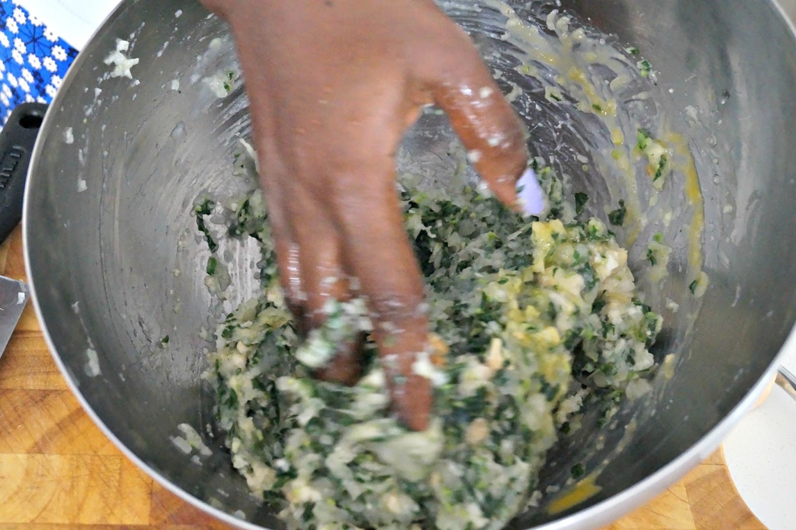 Basa Fillets Stuffed with Kalalu (Green) and Prawns Serve with Warm ...