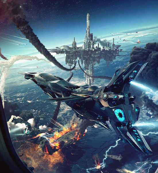 70 Amazing Spaceship Artworks ~ Pix Addictoin