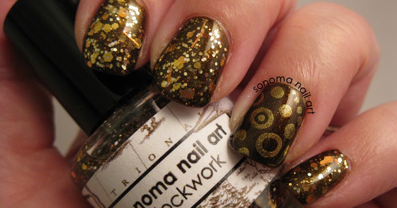 Sonoma Nail Art: Pueen Stamping with Clockwork