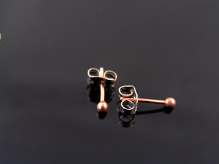 Handmade Jewellery Blog - Wedunit Jewels: Handmade Copper Stud Earrings ...