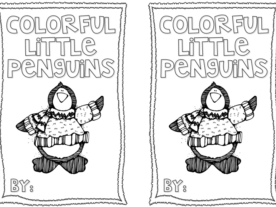 ABC's and Polka Dots: "Colorful Little Penguins" emergent reader freebie!