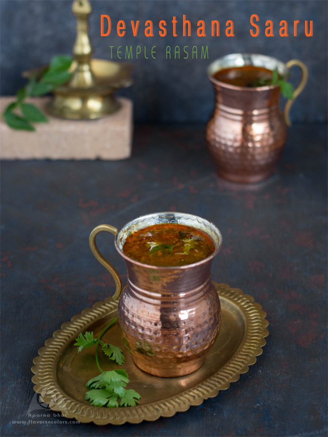 Flavors N Colors: Devasthana Saaru / Temple Rasam