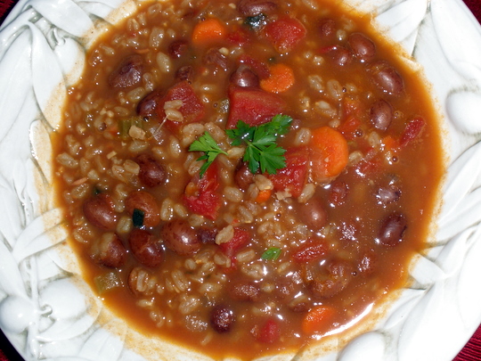Journey of an Italian Cook: Farro-Bean Soup from Lucca