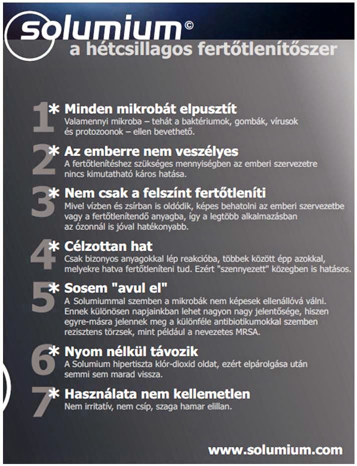 SebTibor: Fertőtlenítés szelektíven. Microflóra és Solumium