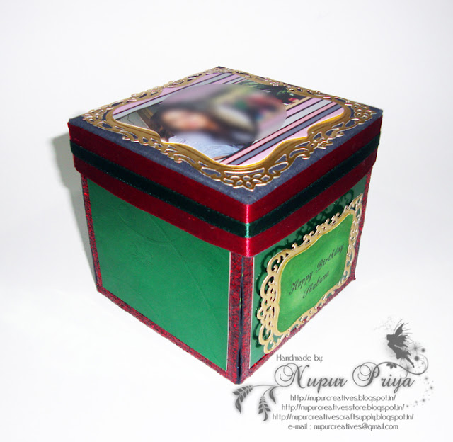 nupur creatives: Birthday Themed Magic Explosion Box & A Great News...