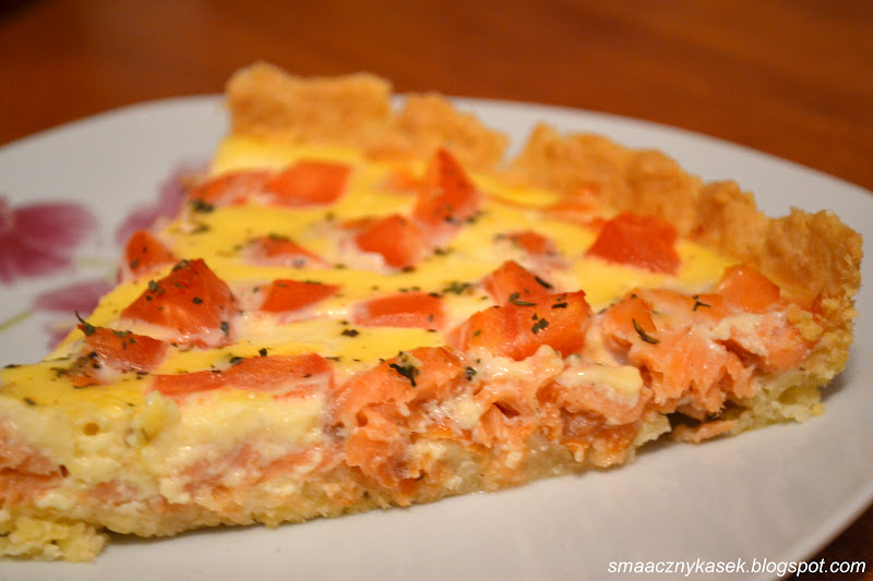 Smaczny kąsek: Pascal kontra Okrasa i moje zmiany. Tarta z łososiem i ...