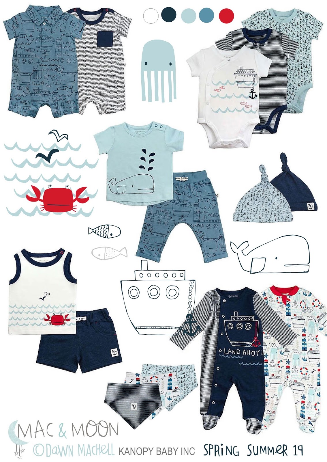 dawn machell: mac and moon baby...spring summer 2019