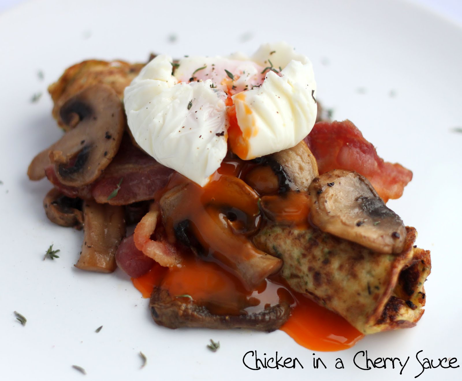 Chicken in a Cherry Sauce: Crispy Microwaved Bacon and a Cling Film ...