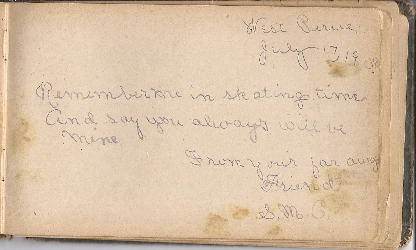 Heirlooms Reunited: 1900s-1910s Autograph Album of Alma M. Hubbard of ...