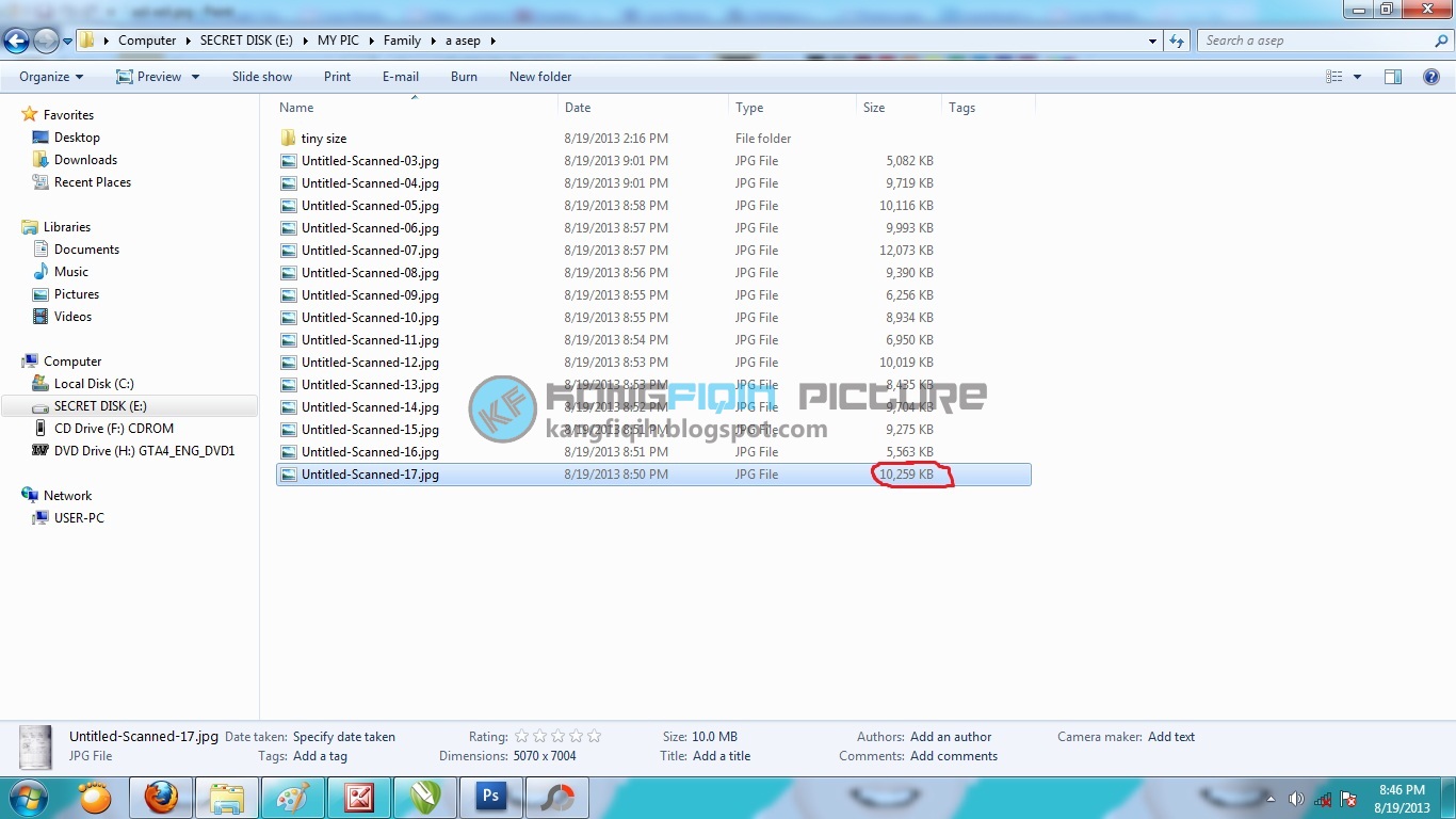 Mengecilkan Size Gambar atau Foto dengan Mudah « Semua Tentang IPTEK