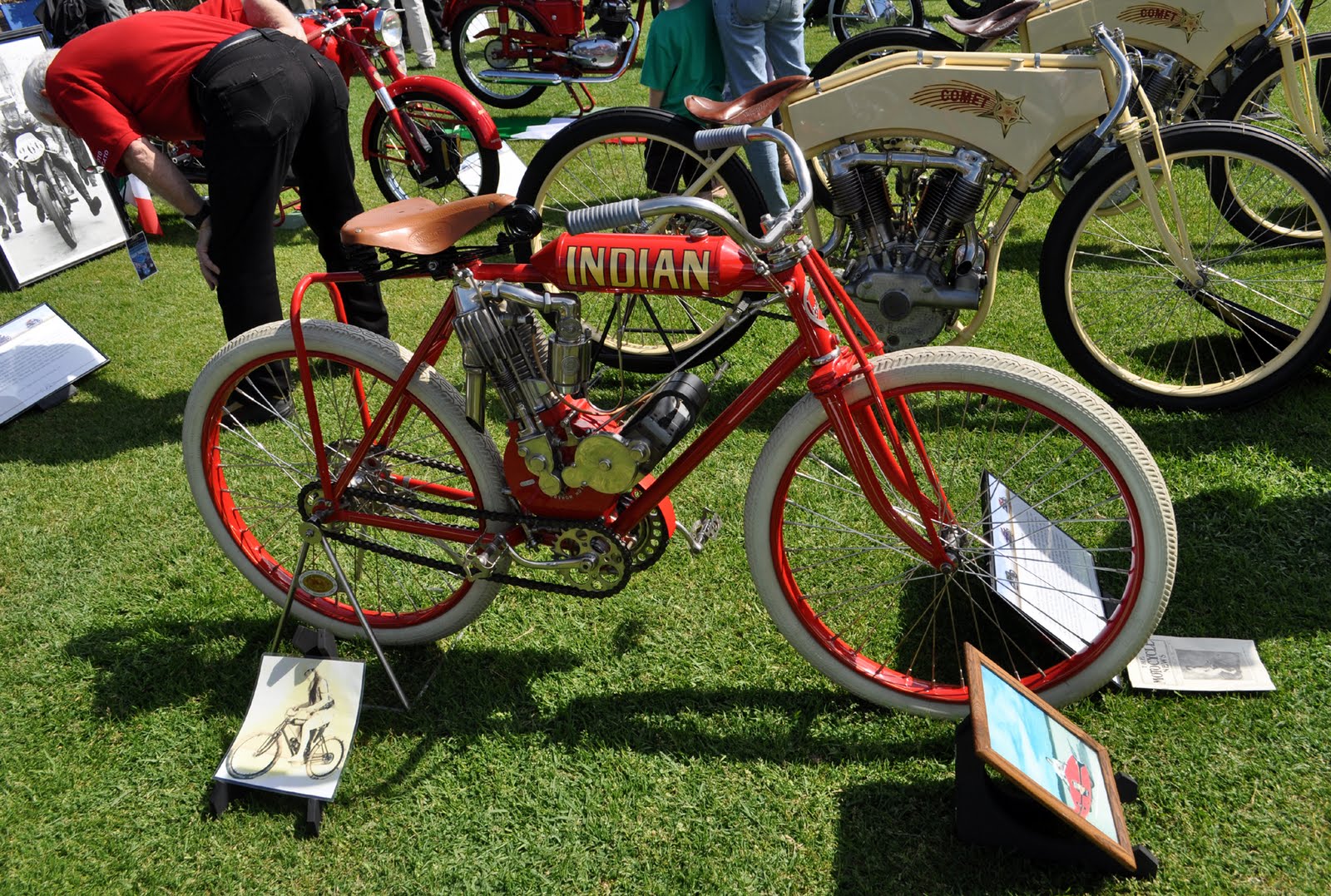 Just A Car Guy: 1901 tandem motor cycle, 1913 Iver Johnson motorcycle ...