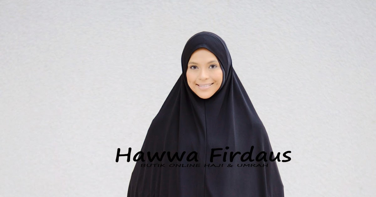 KELENGKAPAN HAJI DAN UMRAH: MINI TELEKUNG LYCRA HITAM