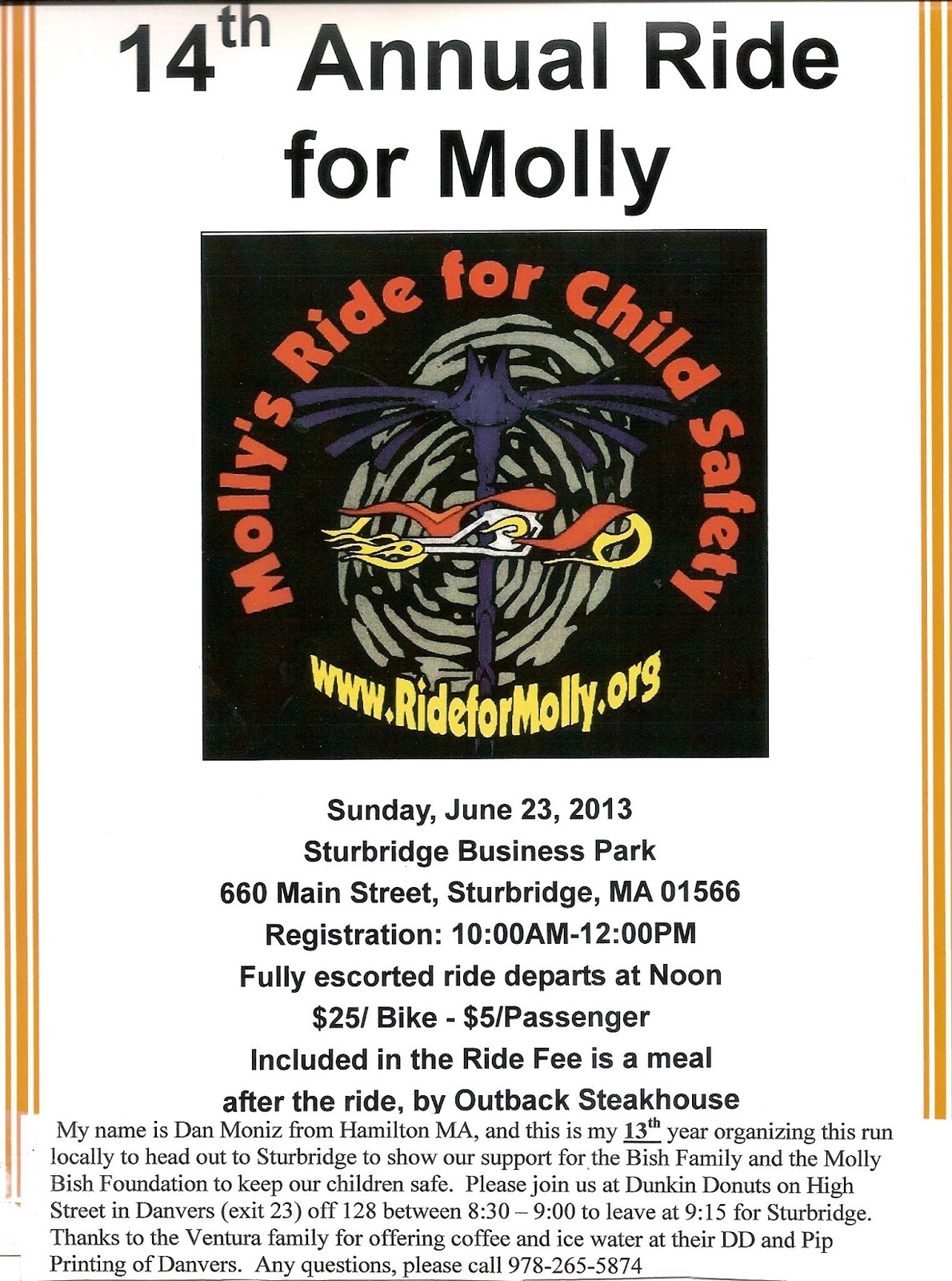 Tarr Talk: 14th Annual Molly's Ride