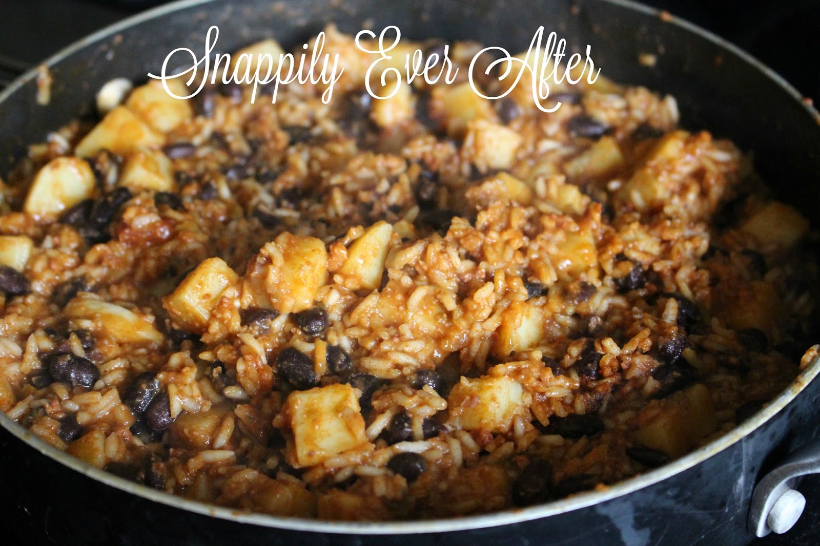 Snappily Ever After: Sweet Potato and Chorizo Skillet Meal