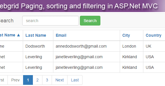 Microsoft Hubs8800765185 Webgrid Paging Sorting And Filtering In Aspnet Mvc