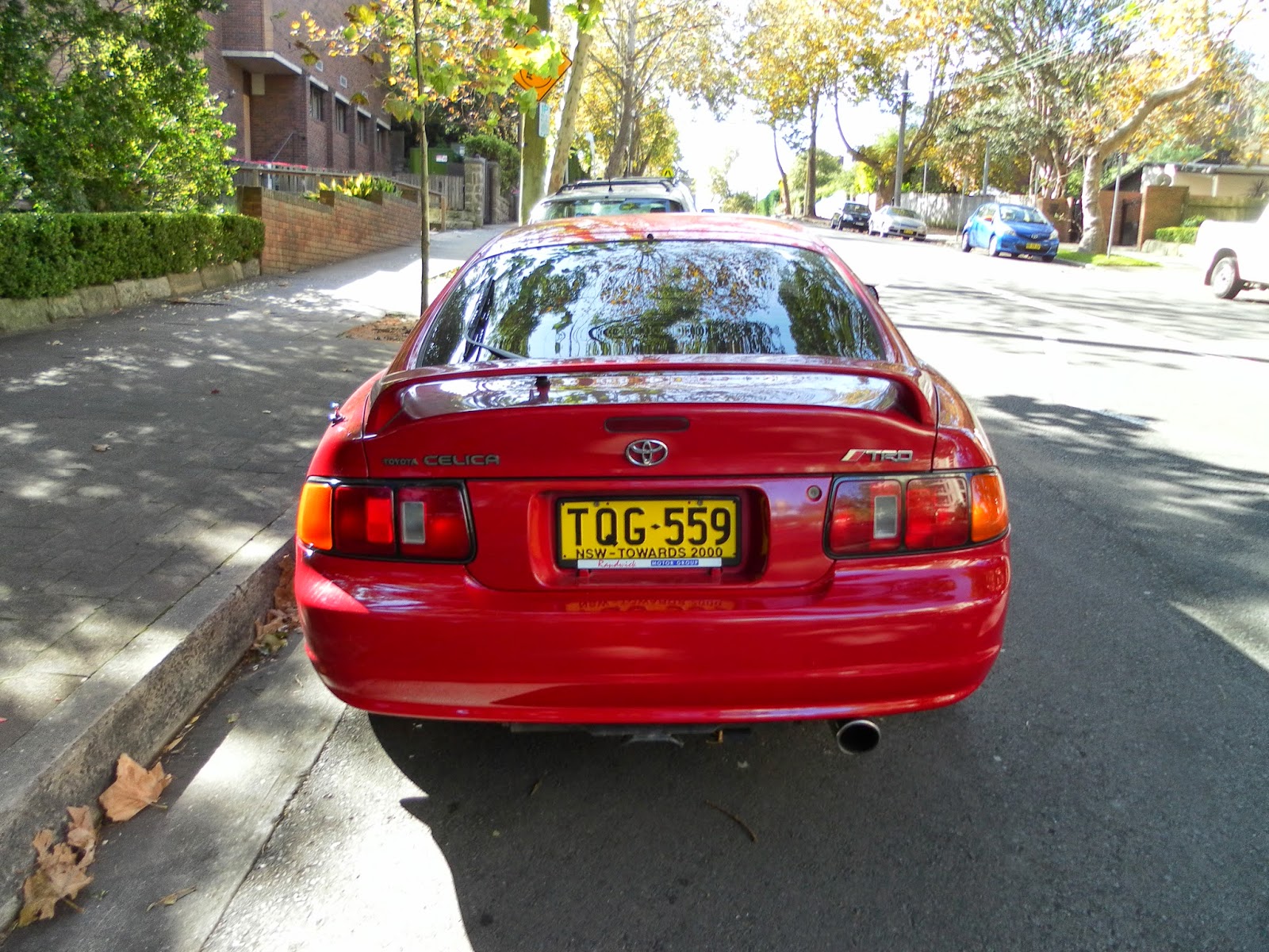 Aussie Old Parked Cars: 1995 Toyota Celica TRD Liftback (ST204)