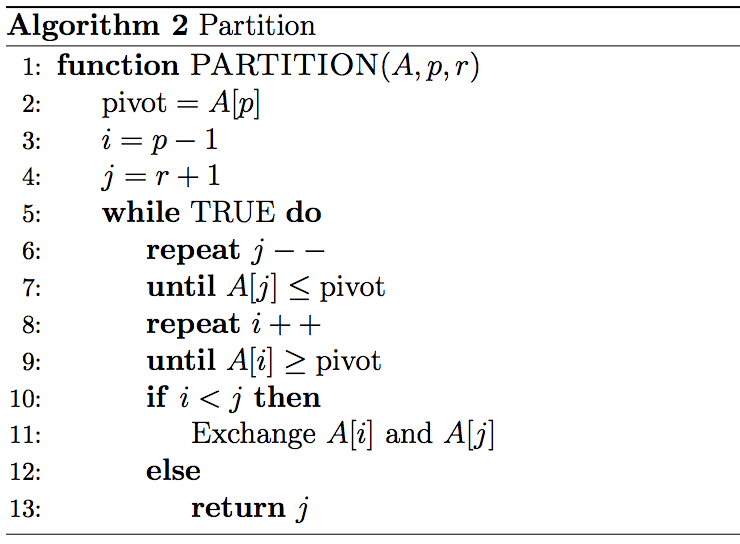 Rcpp Example Partition Based Selection Algorithm