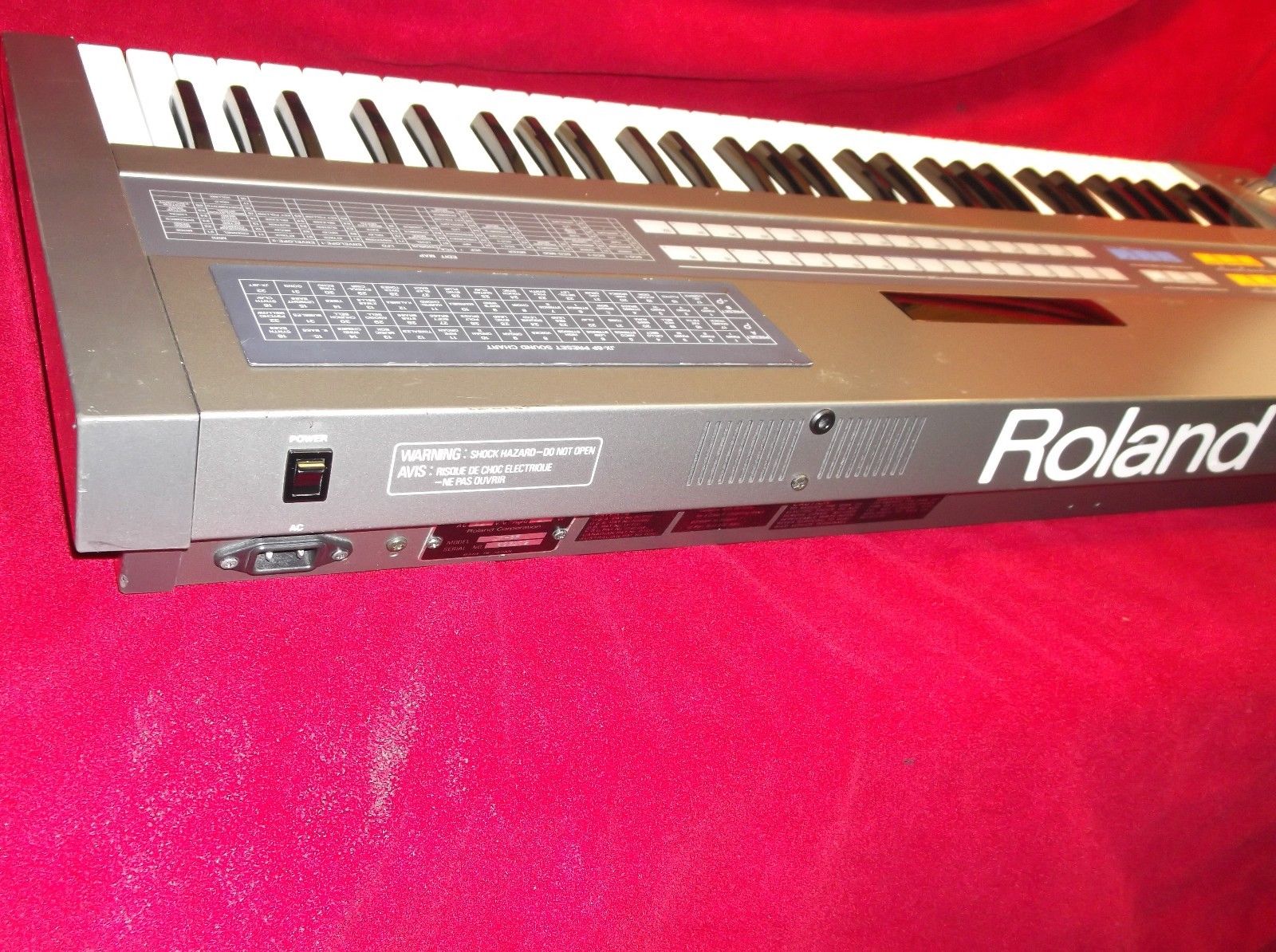 MATRIXSYNTH: Roland JX-8P Analog Polyphonic Synthesizer w/ Restored ...