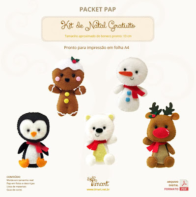 Timart: Moldes Gratuitos de Natal