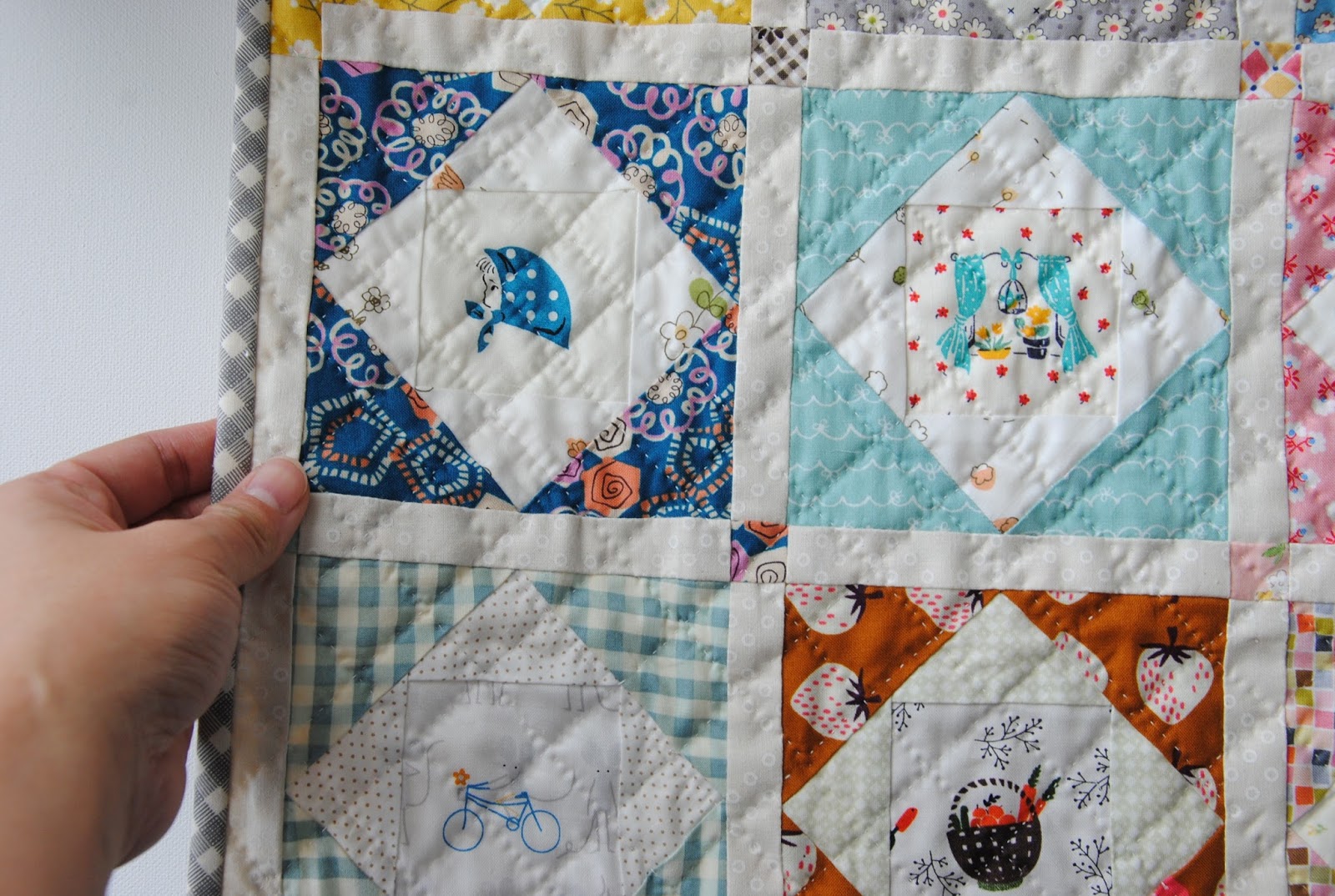 1/4" mark: A mini quilt