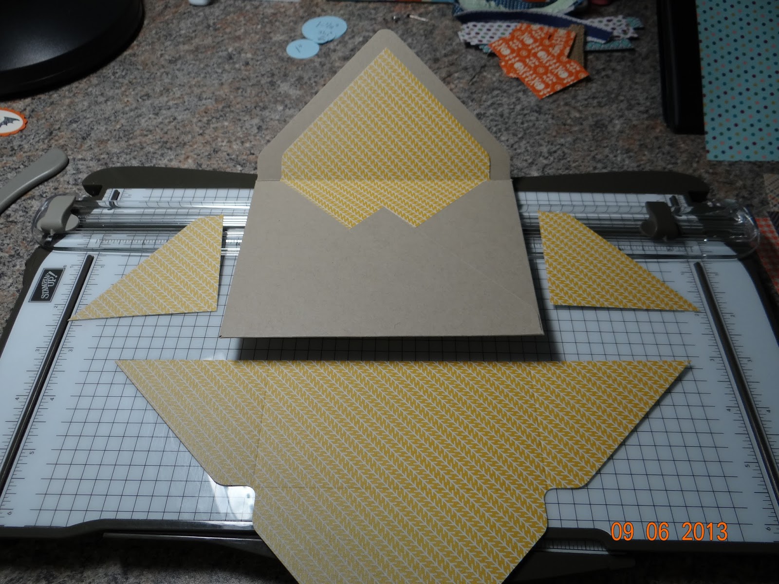 Ink-a-Doodle Creations: How to Make Insert for Pointy Envelope Using ...