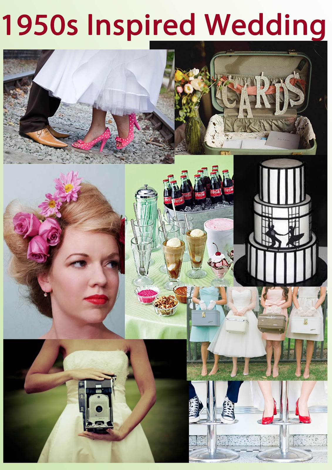 Just Bee Fashion: 1950's Inspired Wedding Board