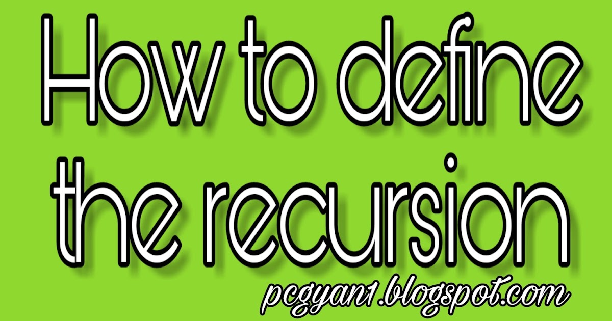 PCGYAN1 BLOGSPOT COM The Unlimited Information HOW TO DEFINE PCGYAN1 BLOGSPOT COM The Unlimited Information HOW TO DEFINE