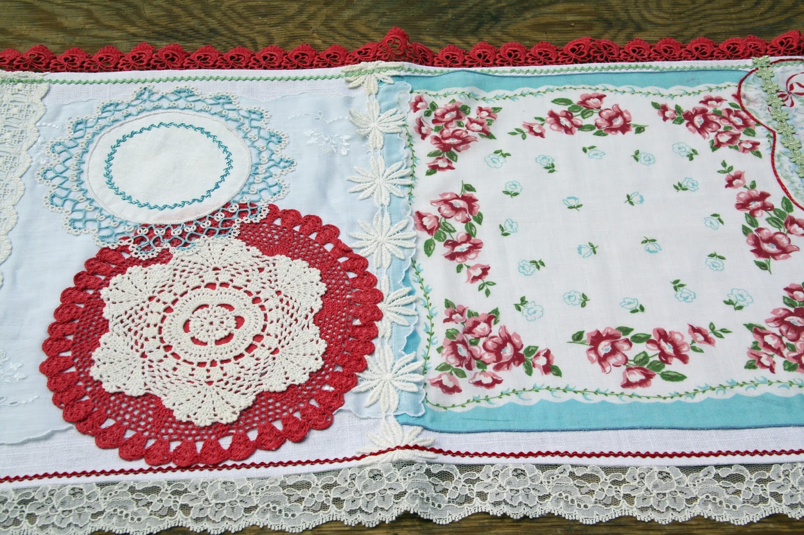 Isa Creative Musings: Vintage Hankie Table Runners, Part VII