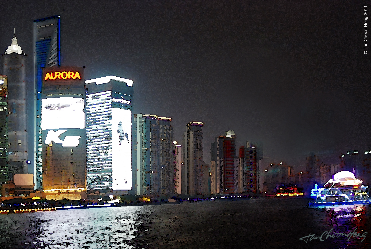 Shanghai Bund by night