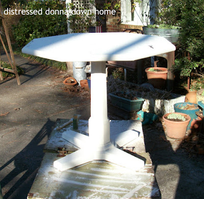 Distressed Donna Down Home: Bermuda Sand Or Is It?