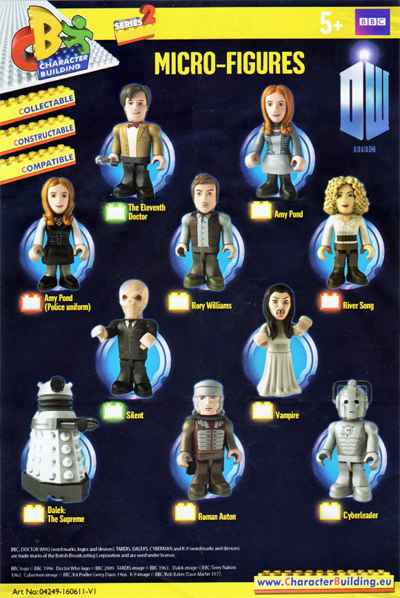 The Minifigure Collector: Character Building - All things Dr. Who
