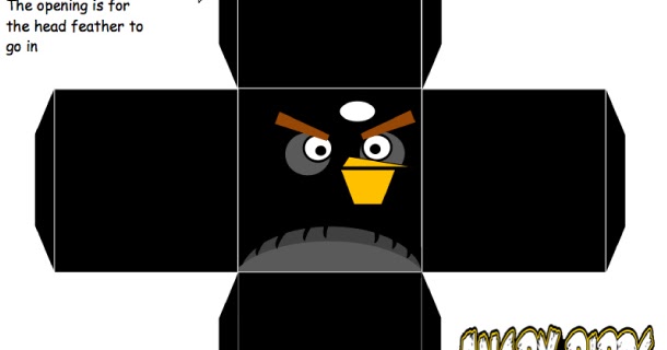 Blog Mengenai Paper Toy: Papercraft angry bird